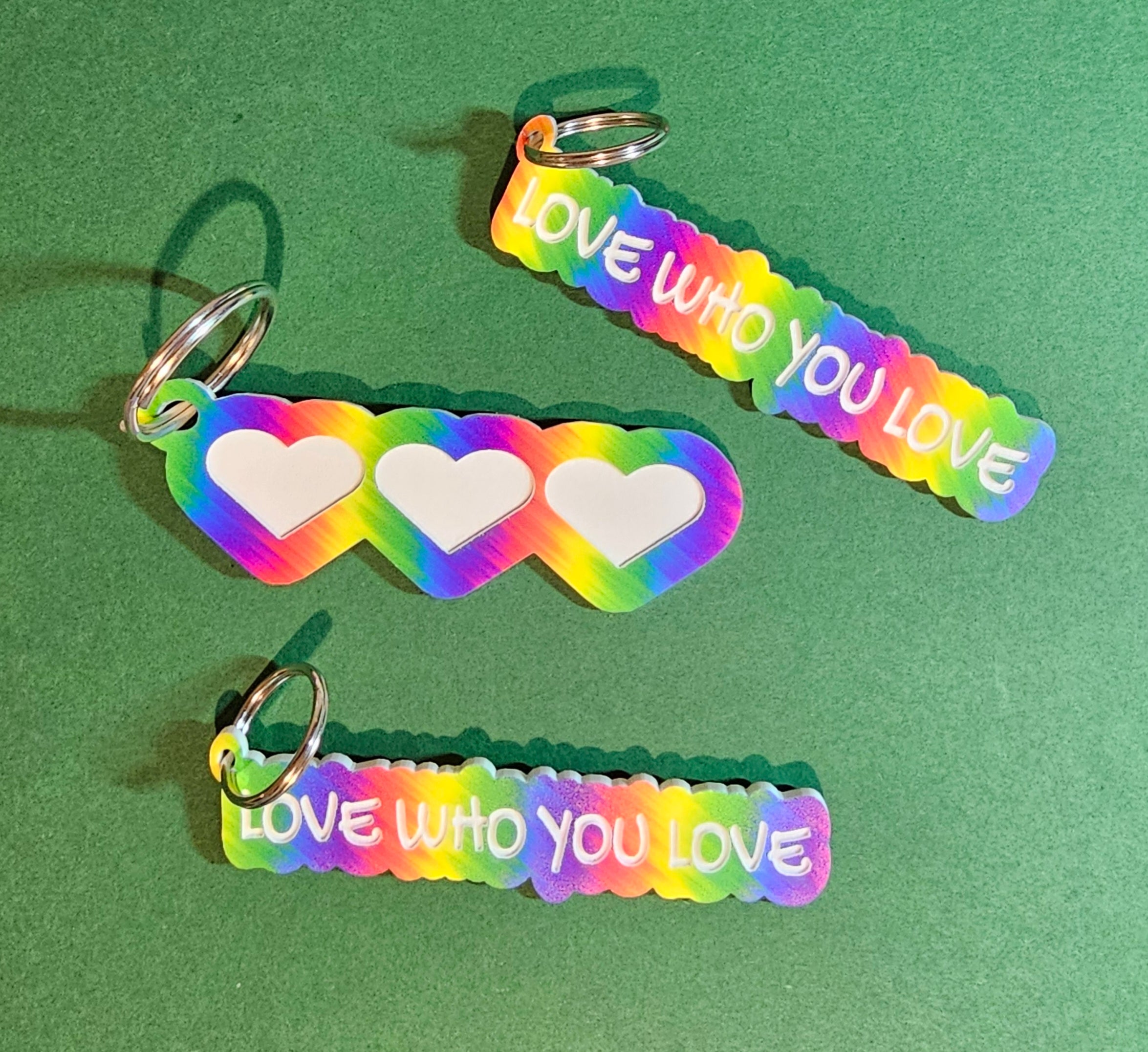 Custom Pride Keychain – LUVMYFMLY MADE IT